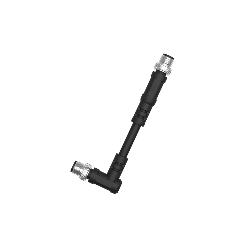 M8 Cable Harness – Straight Male to R-A Male Connectors Assy