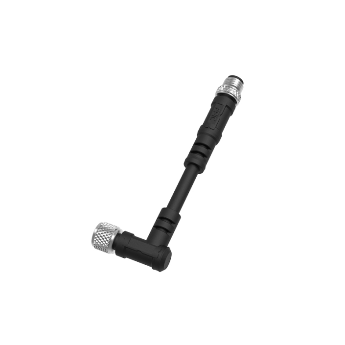 M8 Wire Harness – Straight Male to R-A Female Connector